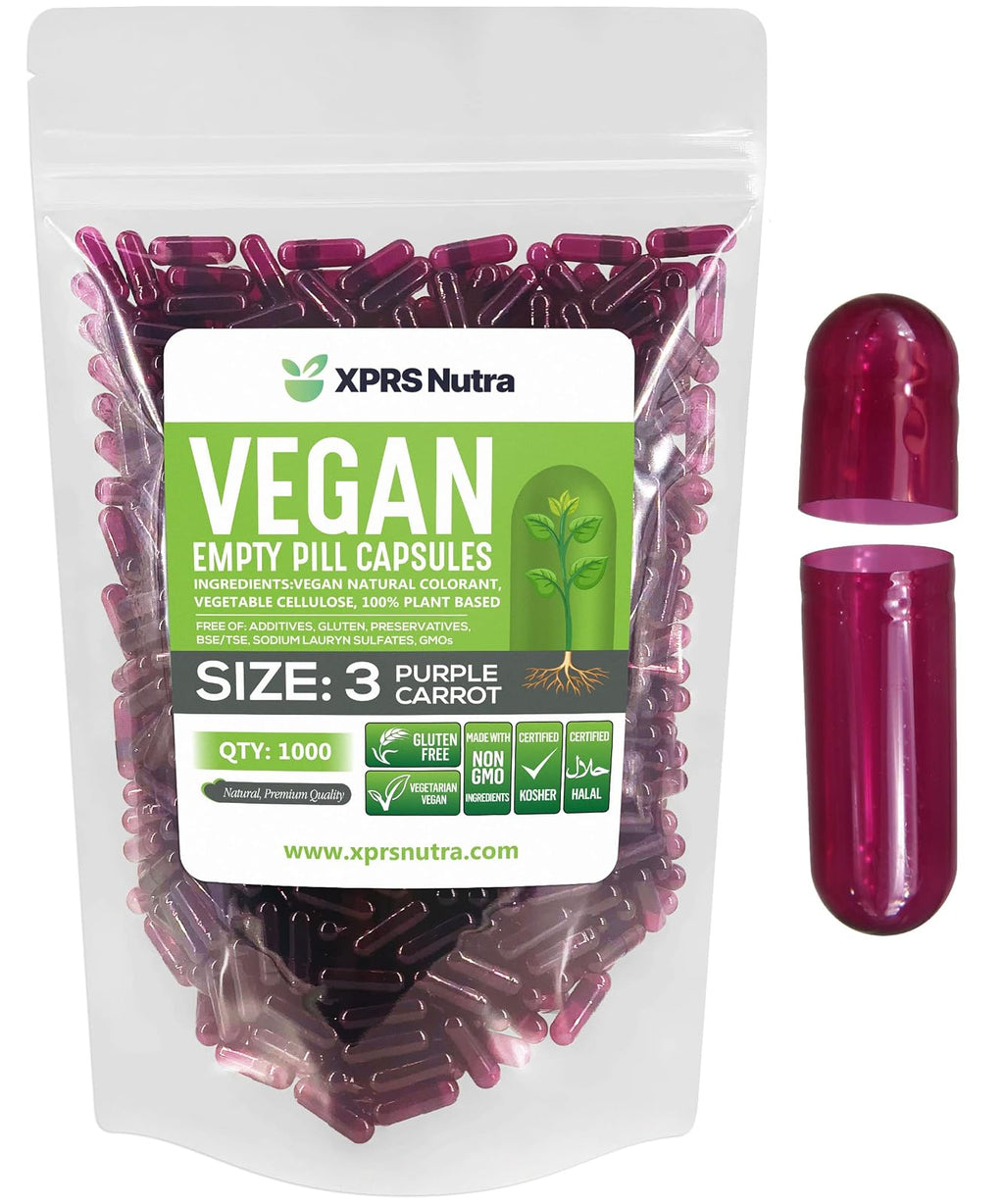 XPRS Nutra empty capsules for multivitamins