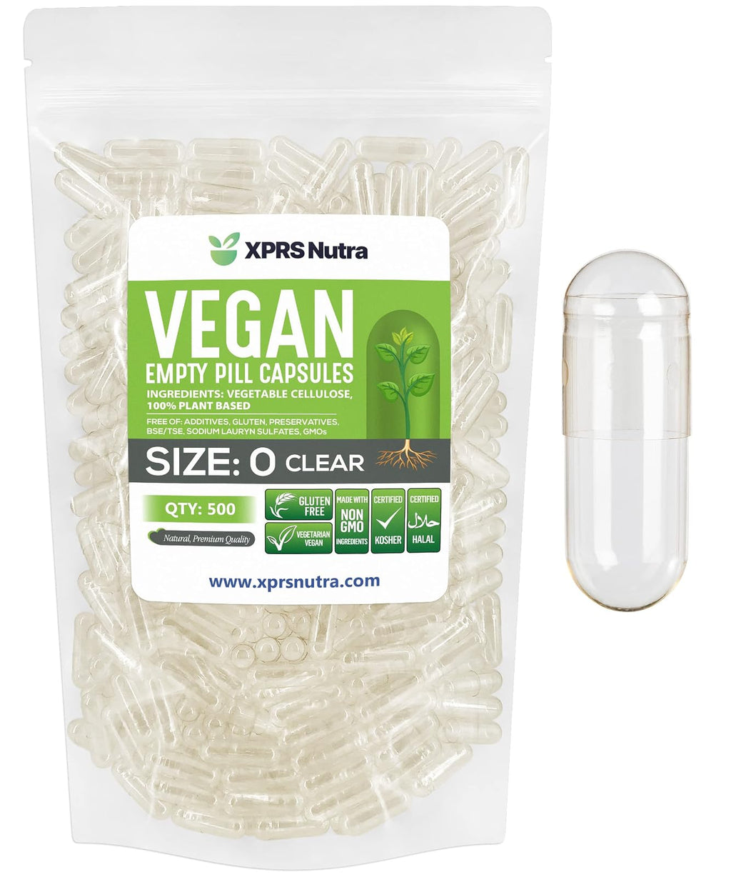 XPRS Nutra empty capsules for multivitamins