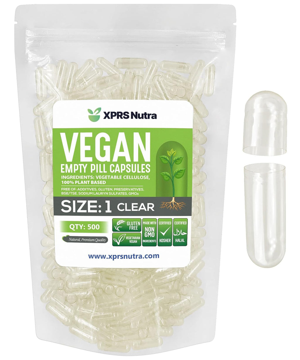 XPRS Nutra empty capsules for multivitamins