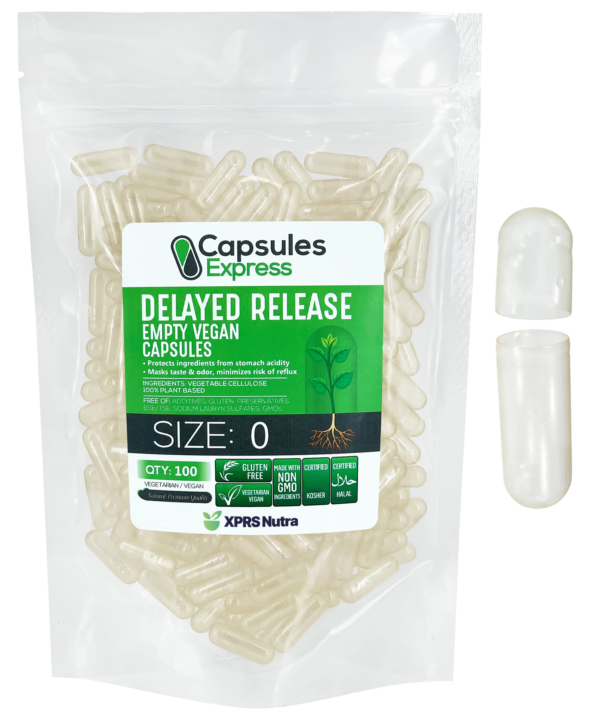 XPRS Nutra empty capsules for supplements