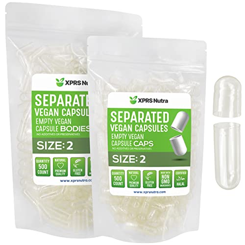 XPRS Nutra empty capsules size 2