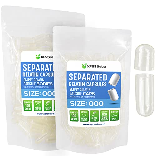XPRS Nutra empty gelatin capsules for multivitamins