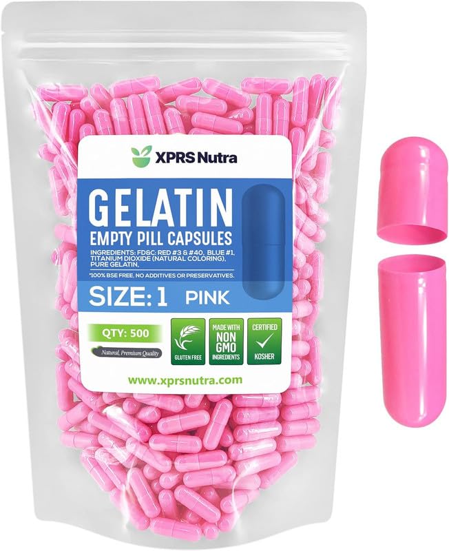 XPRS Nutra empty gelatin capsules