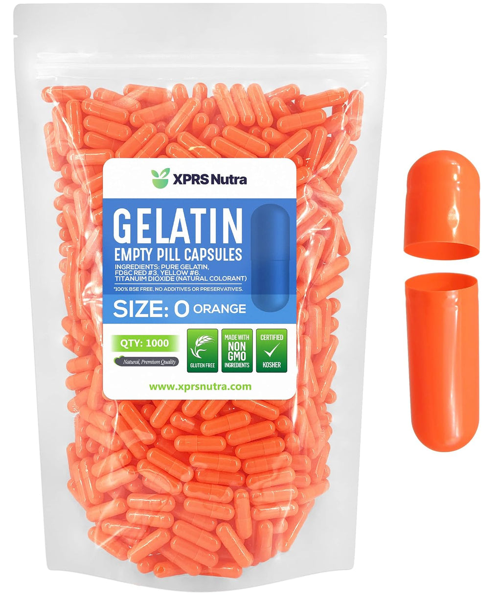 XPRS Nutra empty gelatin capsules
