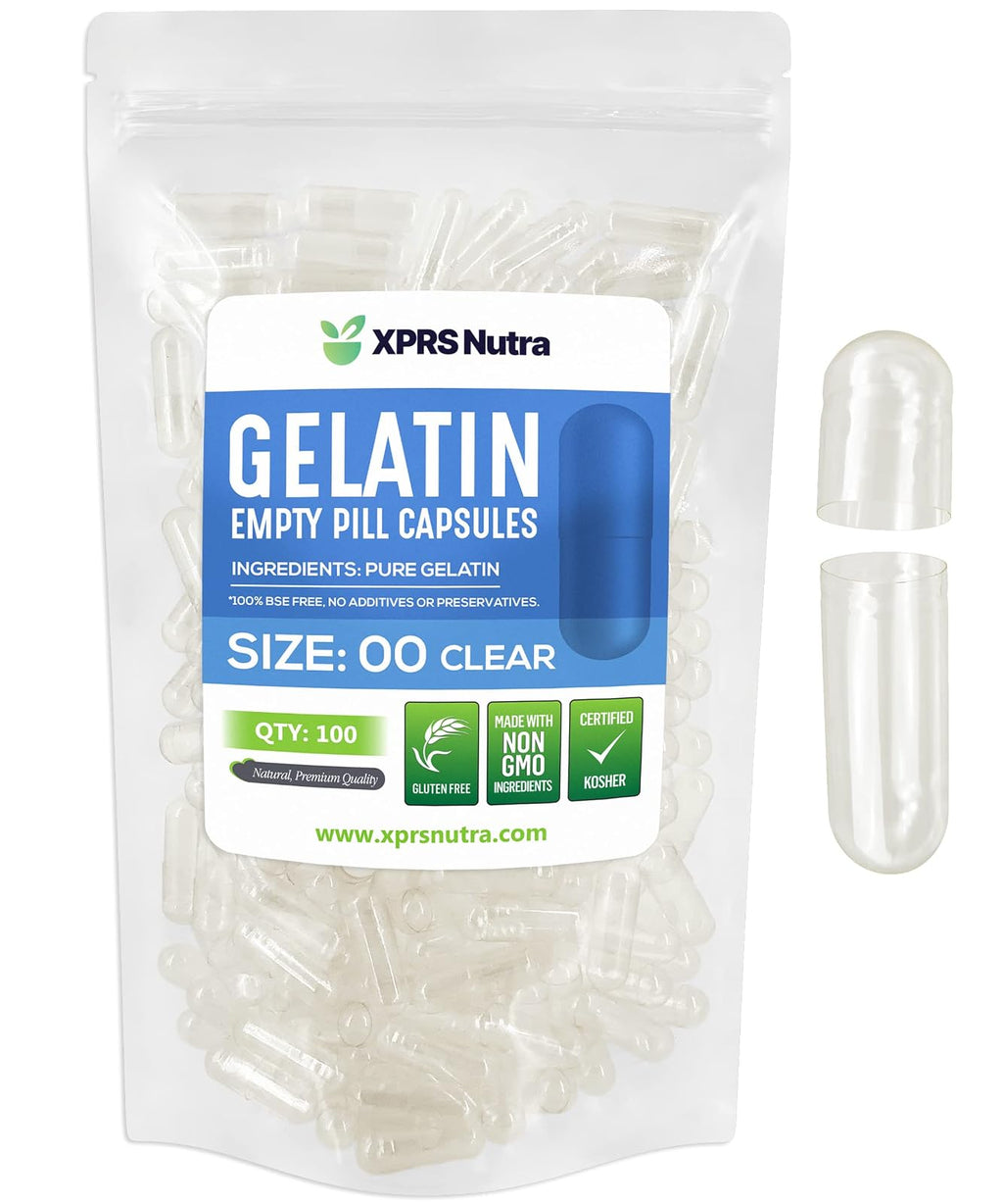 XPRS Nutra empty gelatin capsules