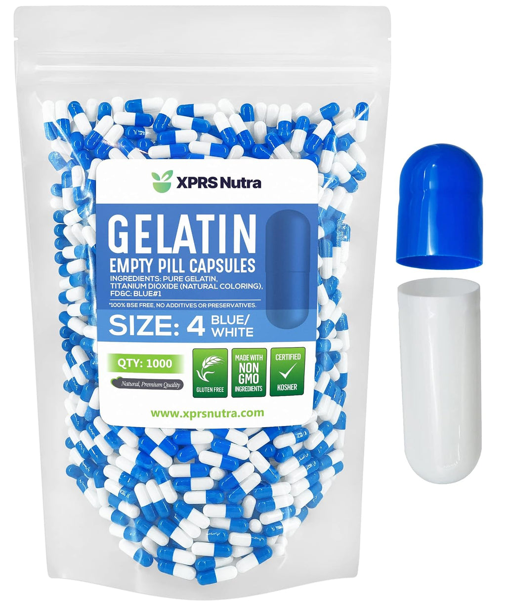 XPRS Nutra empty gelatin capsules