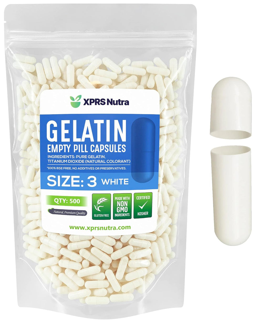 XPRS Nutra empty gelatin capsules