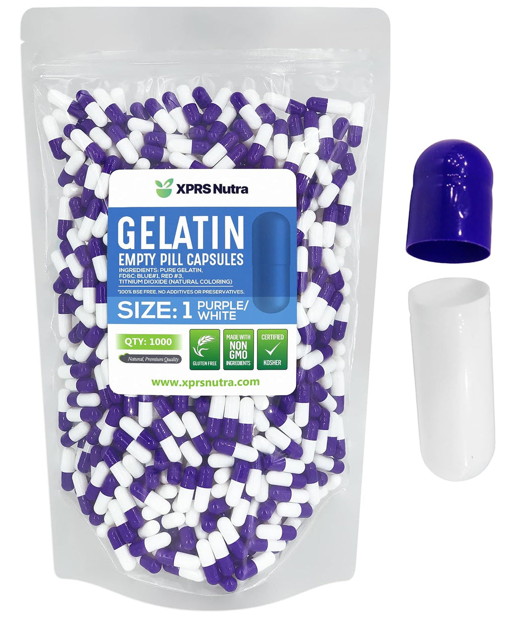 XPRS Nutra empty gelatin capsules