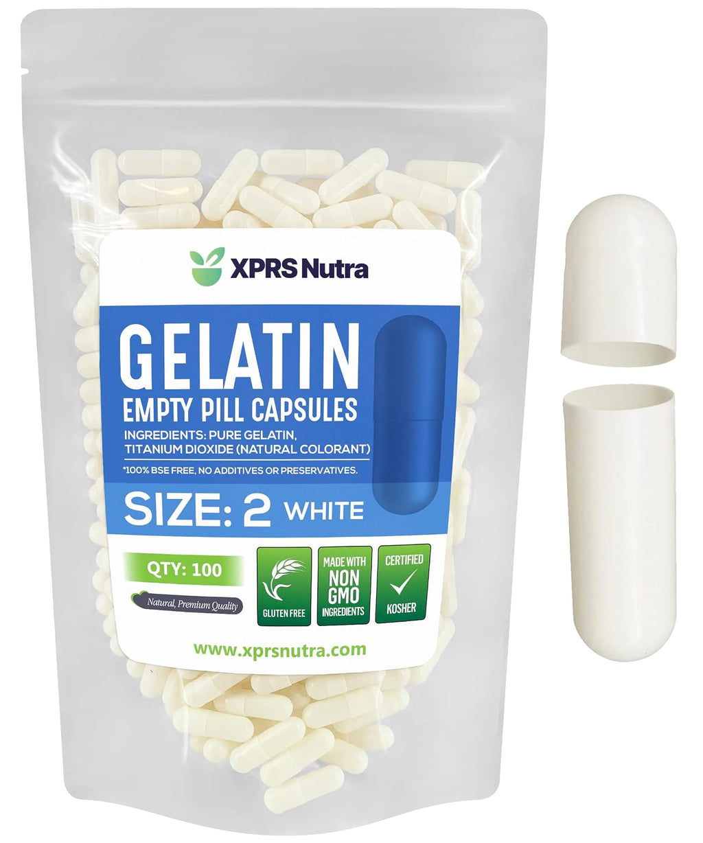XPRS Nutra empty gelatin capsules