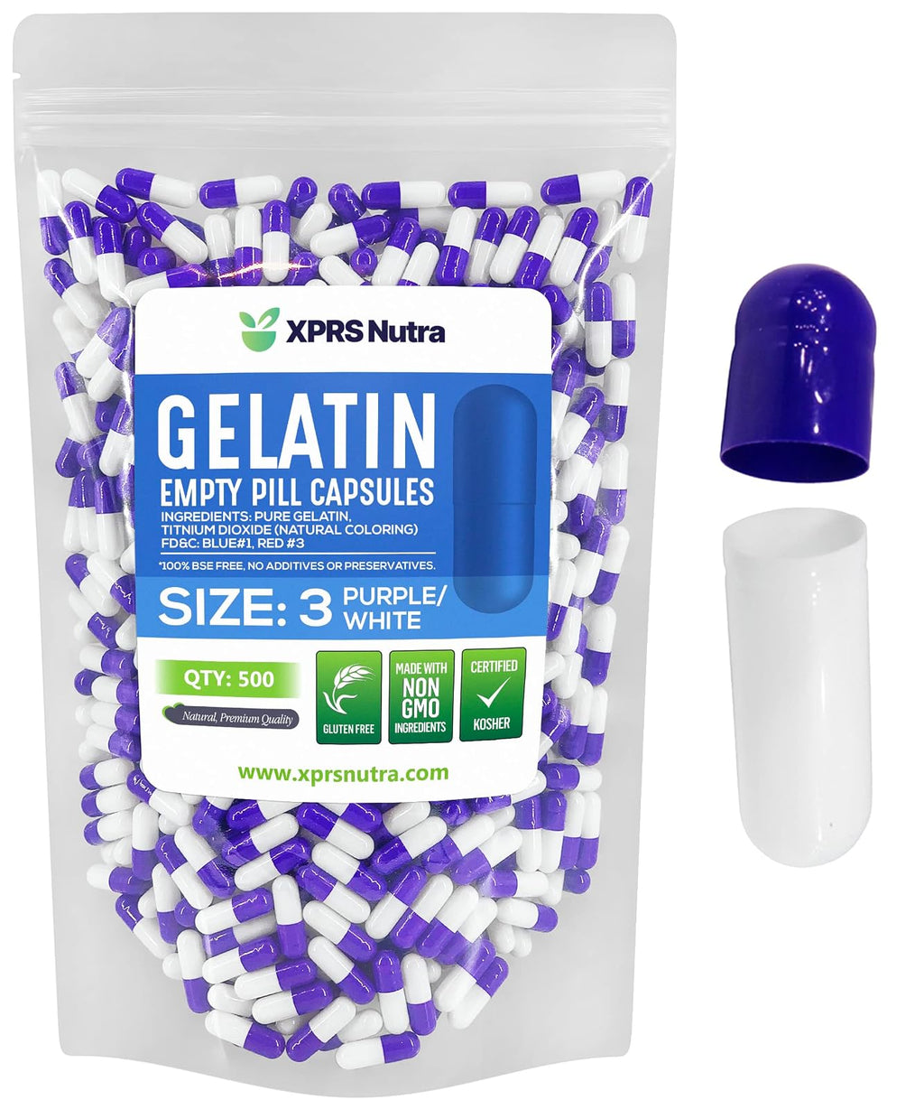 XPRS Nutra empty gelatin capsules