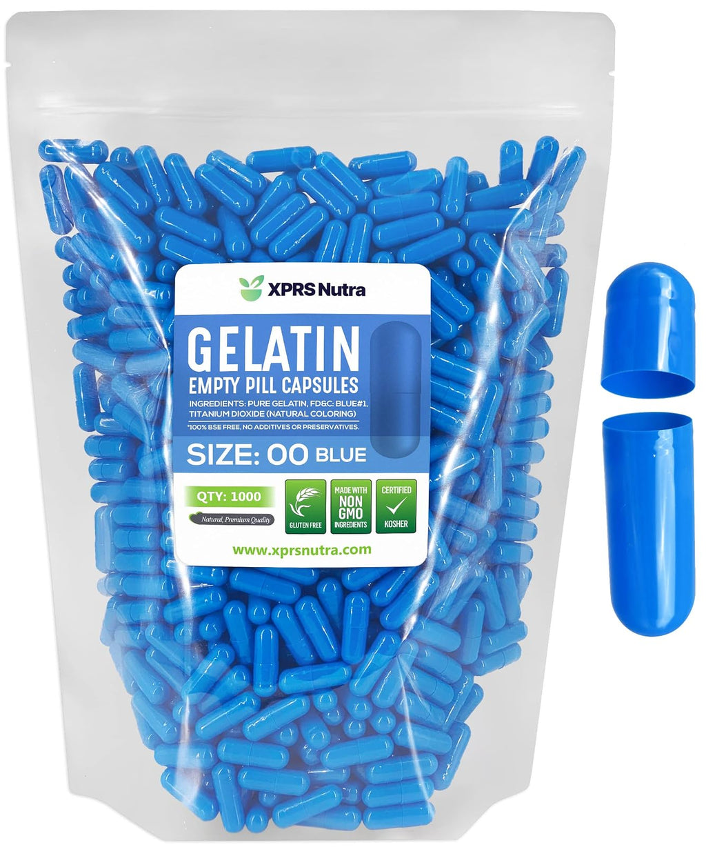 XPRS Nutra empty gelatin capsules