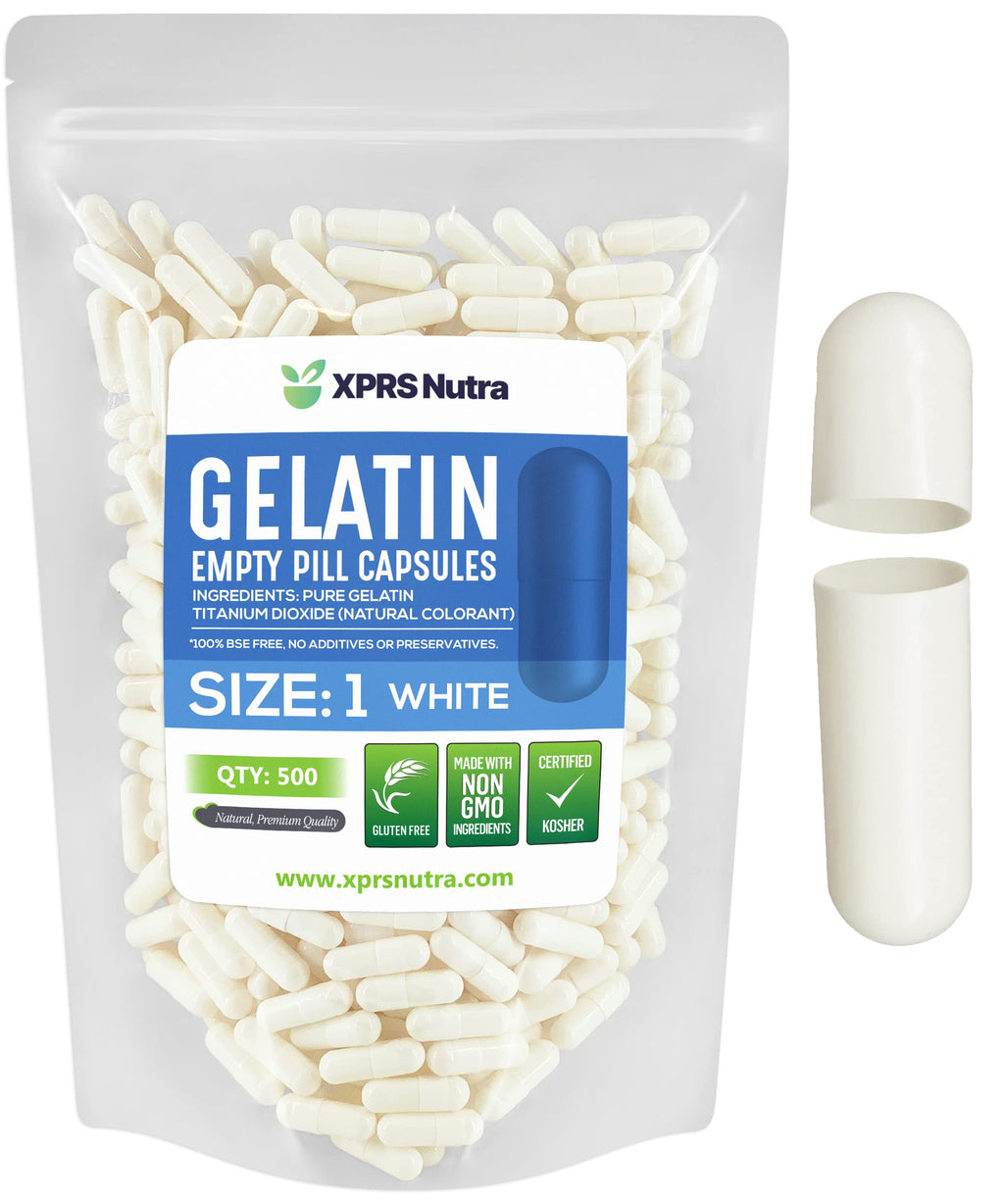 XPRS Nutra empty gelatin capsules