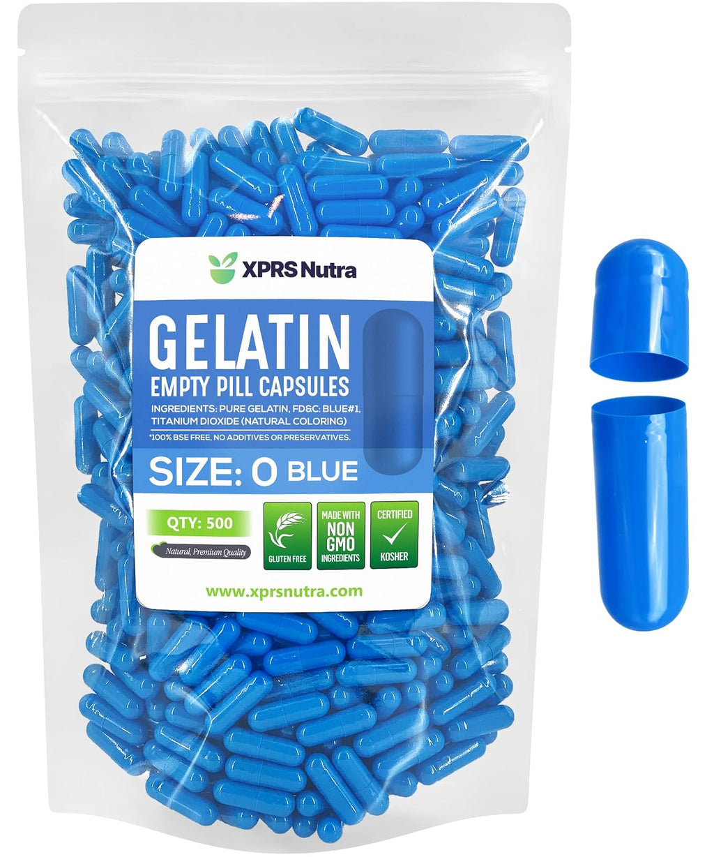 XPRS Nutra empty gelatin capsules
