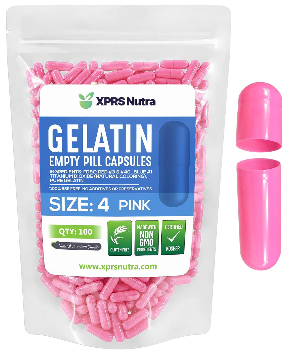 XPRS Nutra empty gelatin capsules