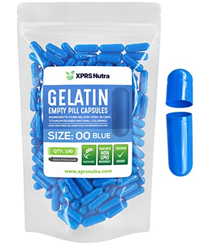 XPRS Nutra empty gelatin capsules