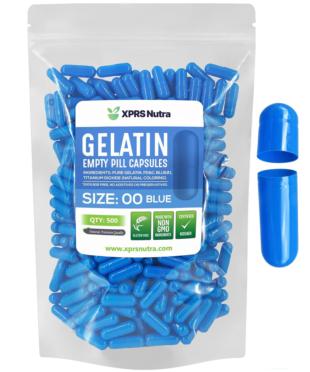 XPRS Nutra empty gelatin capsules