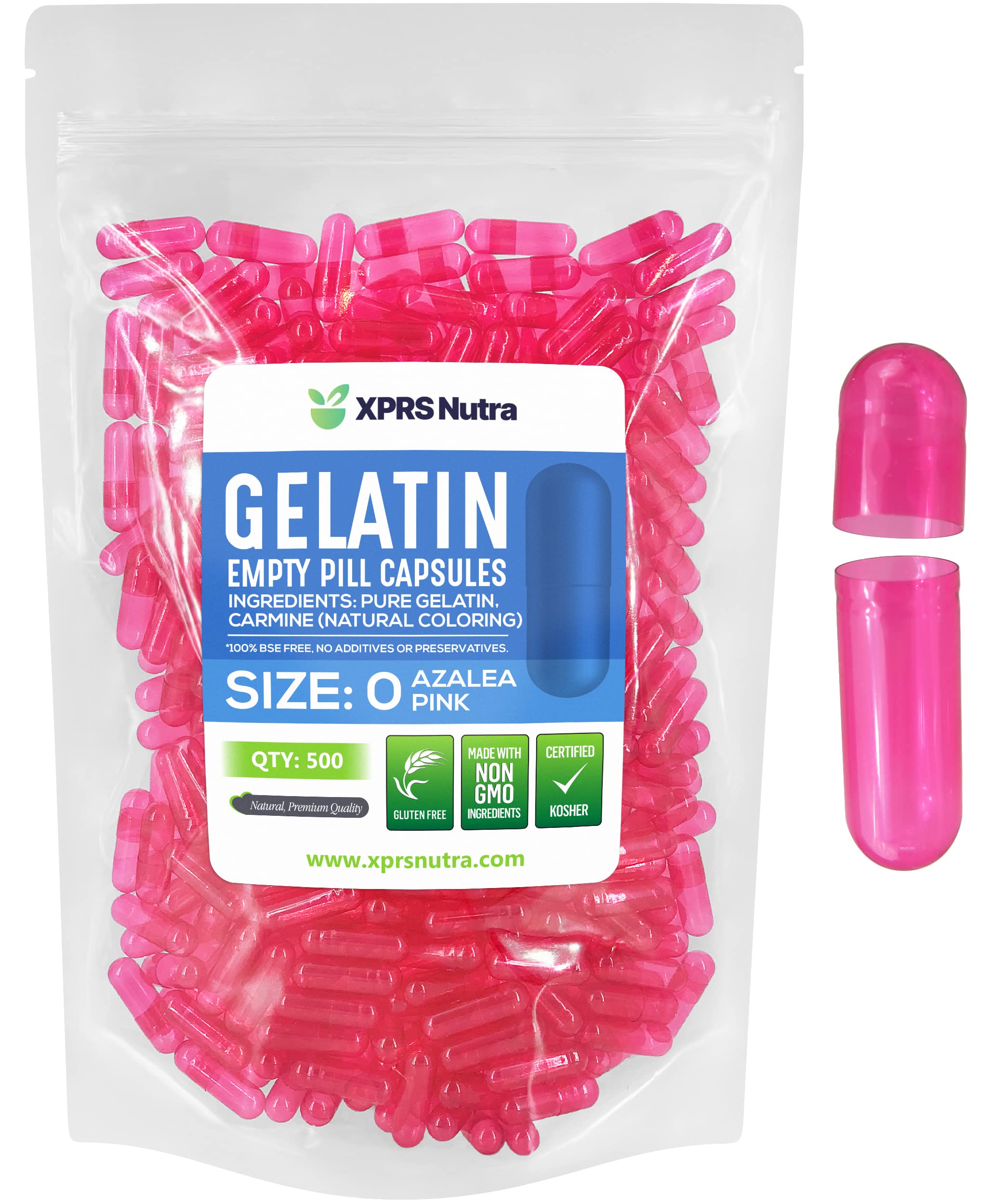 XPRS Nutra empty gelatin capsules