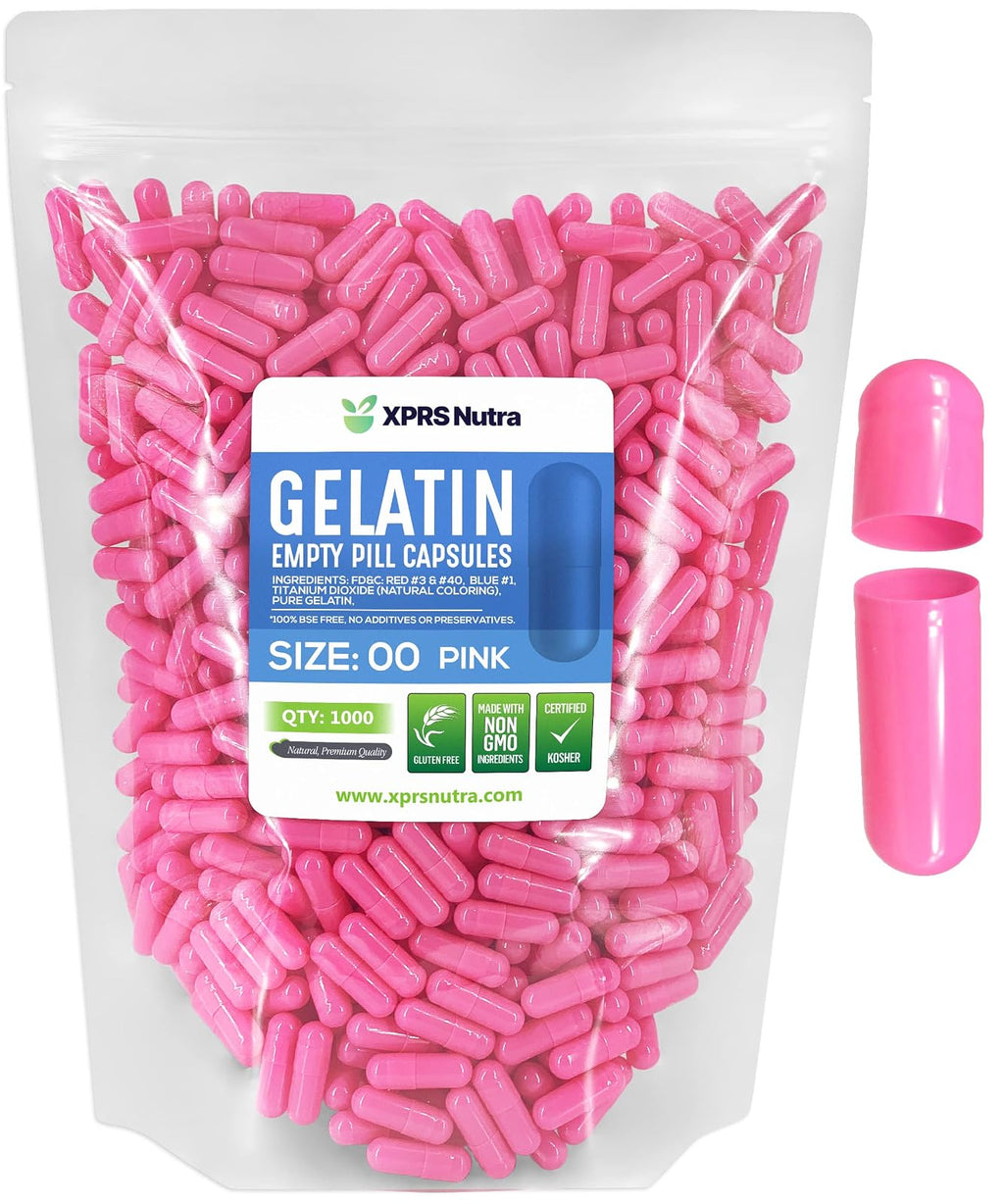 XPRS Nutra empty gelatin capsules