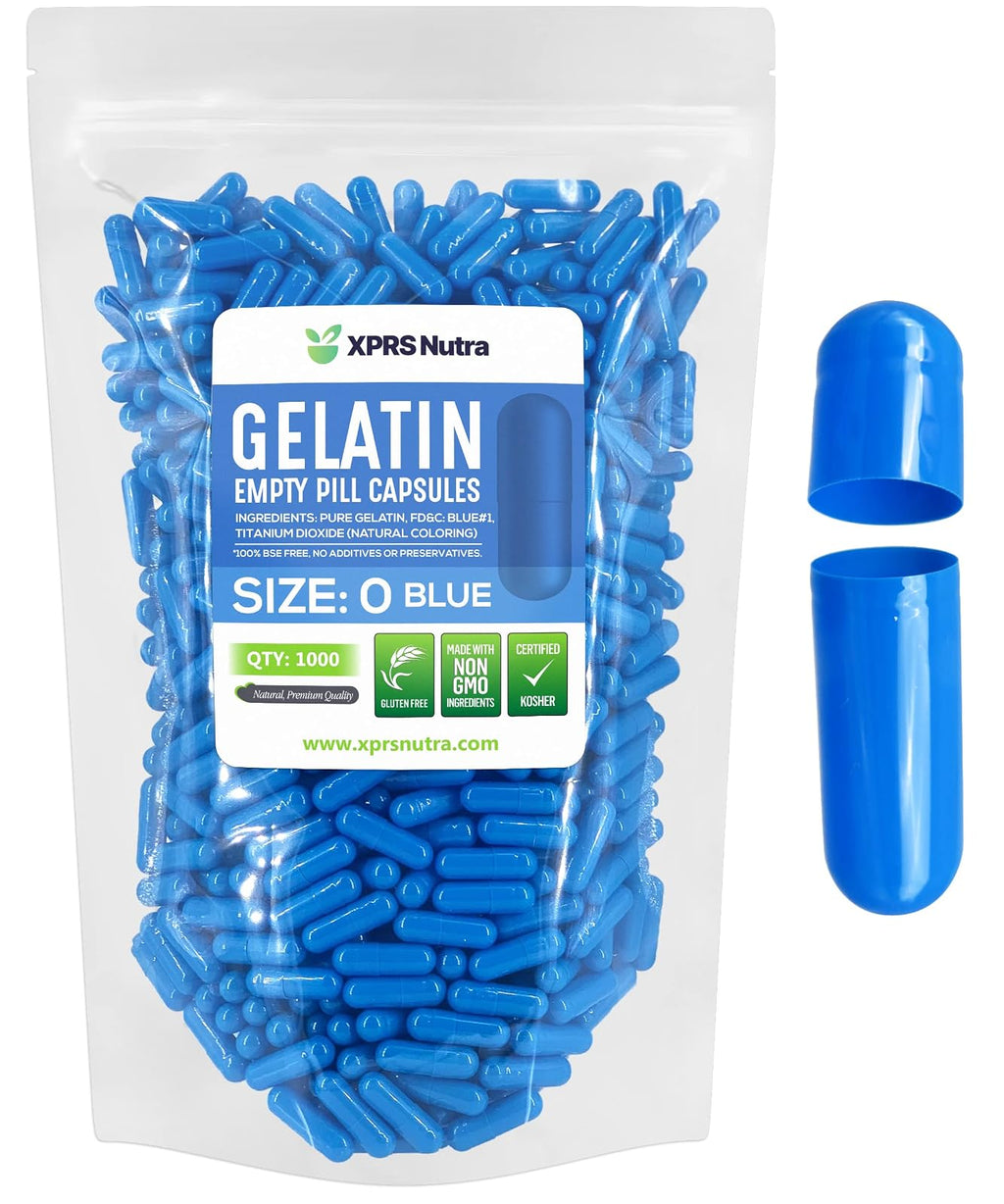 XPRS Nutra empty gelatin capsules