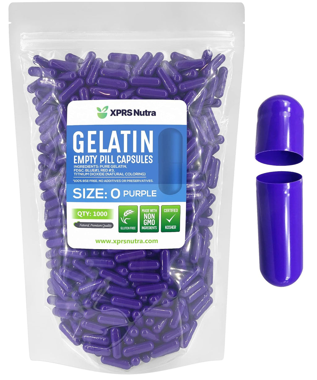 XPRS Nutra empty gelatin capsules