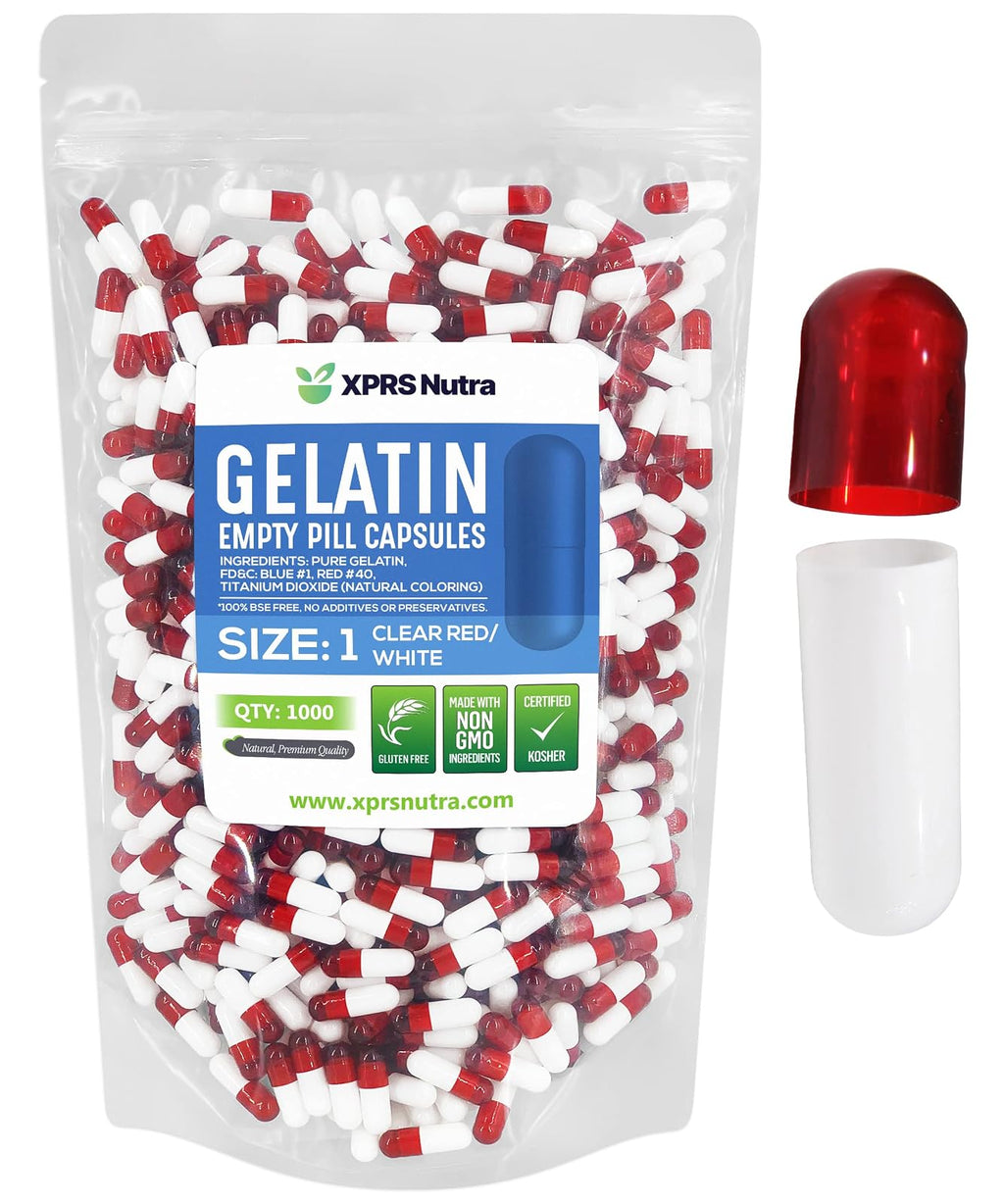 XPRS Nutra empty gelatin capsules