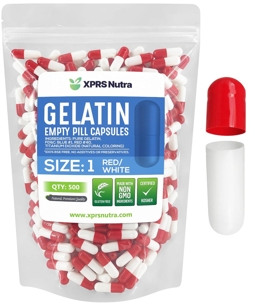XPRS Nutra empty gelatin capsules
