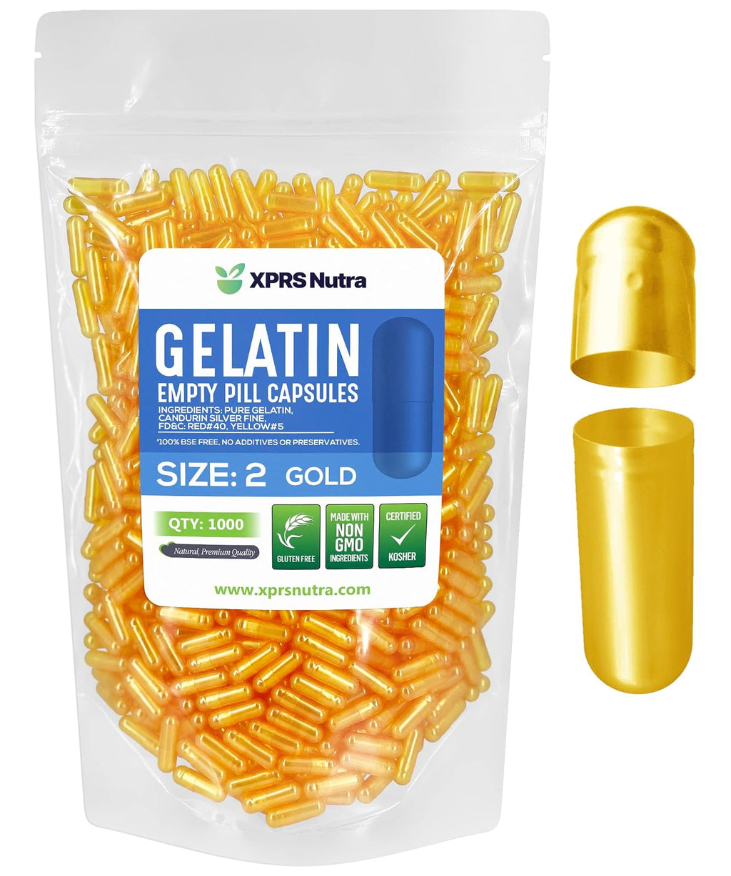 XPRS Nutra empty gelatin capsules