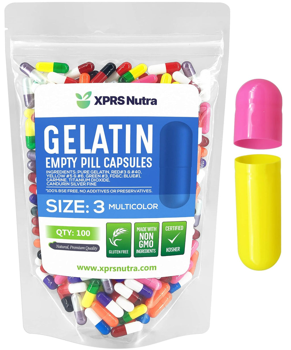 XPRS Nutra empty gelatin capsules