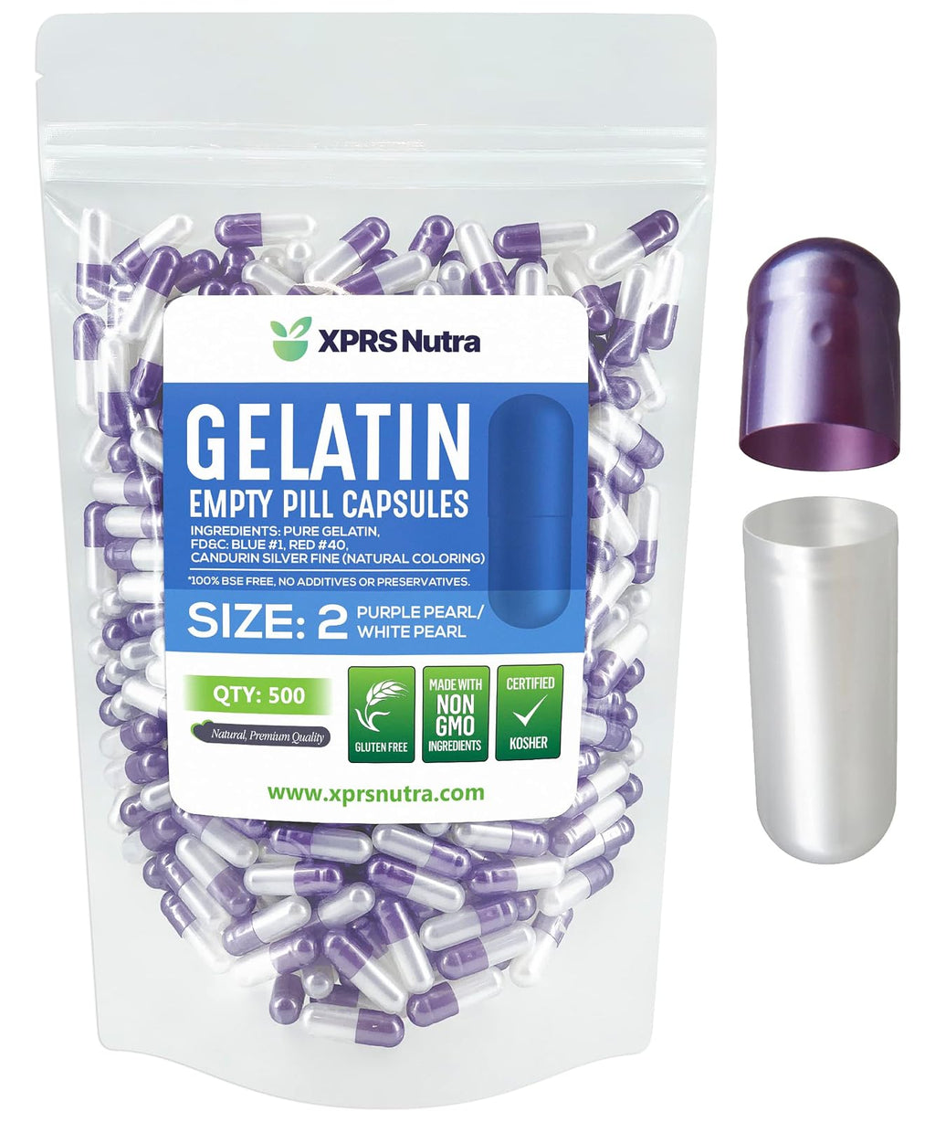XPRS Nutra empty gelatin capsules