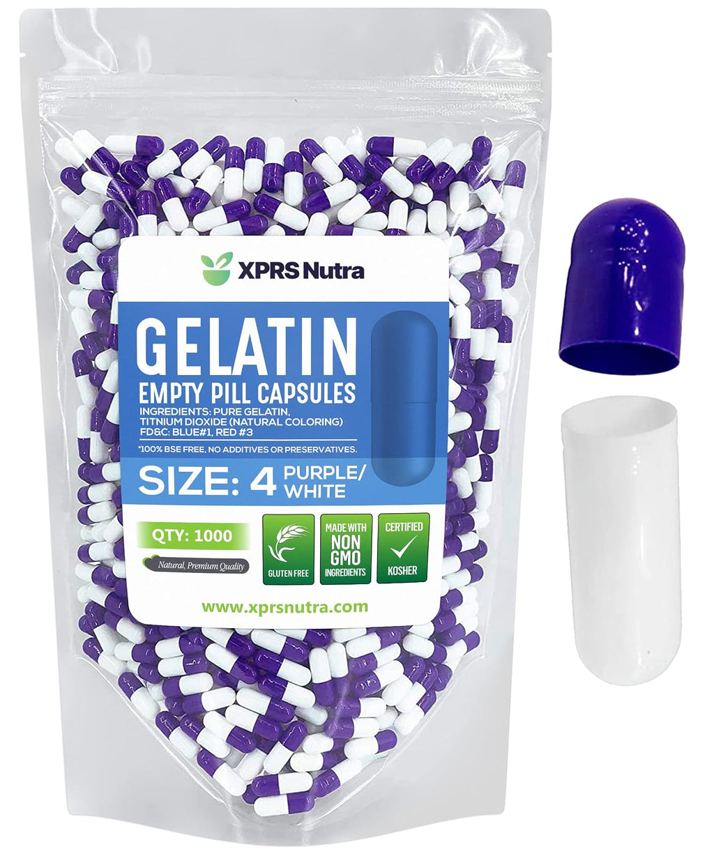 XPRS Nutra empty gelatin capsules