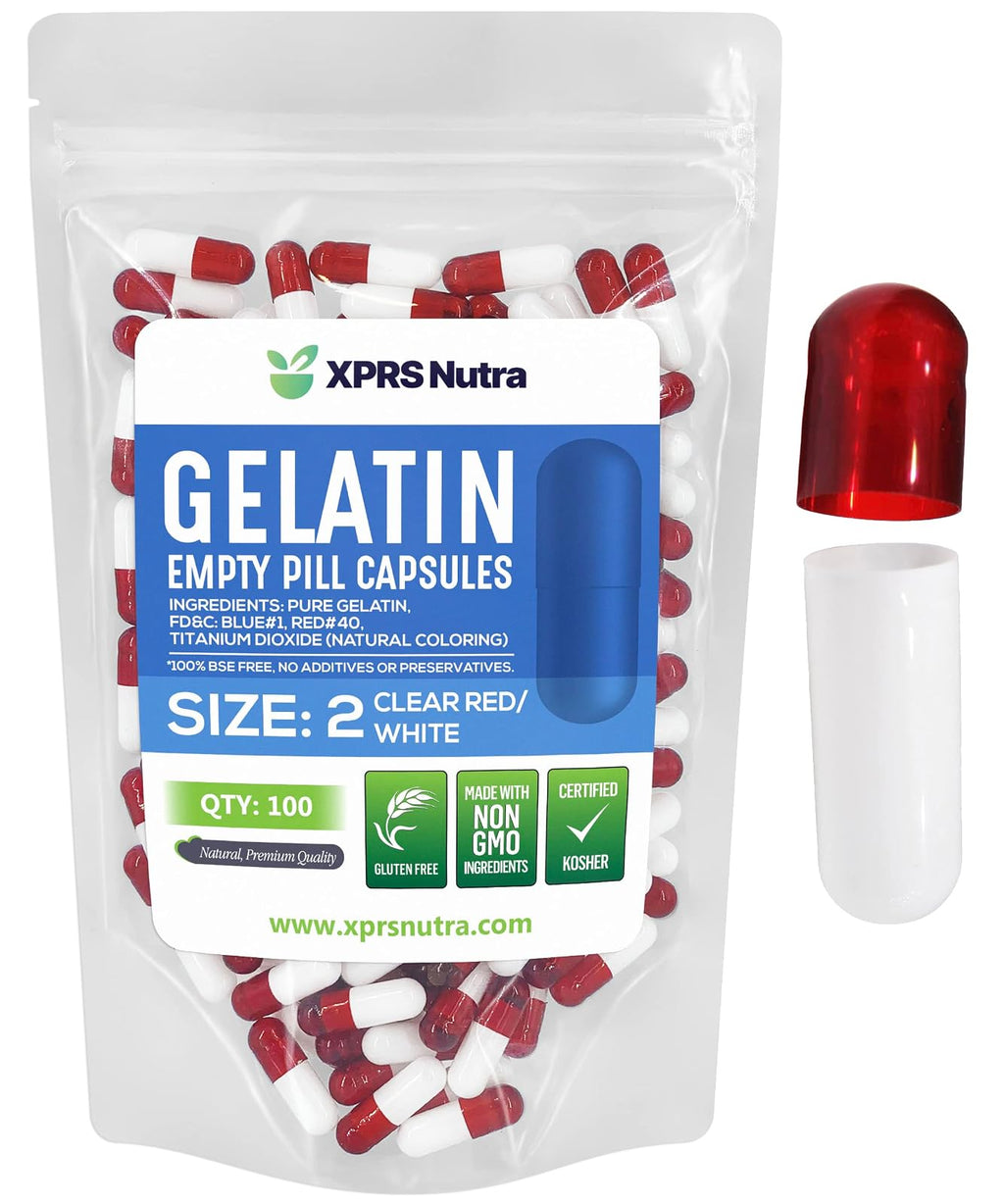 XPRS Nutra empty gelatin capsules