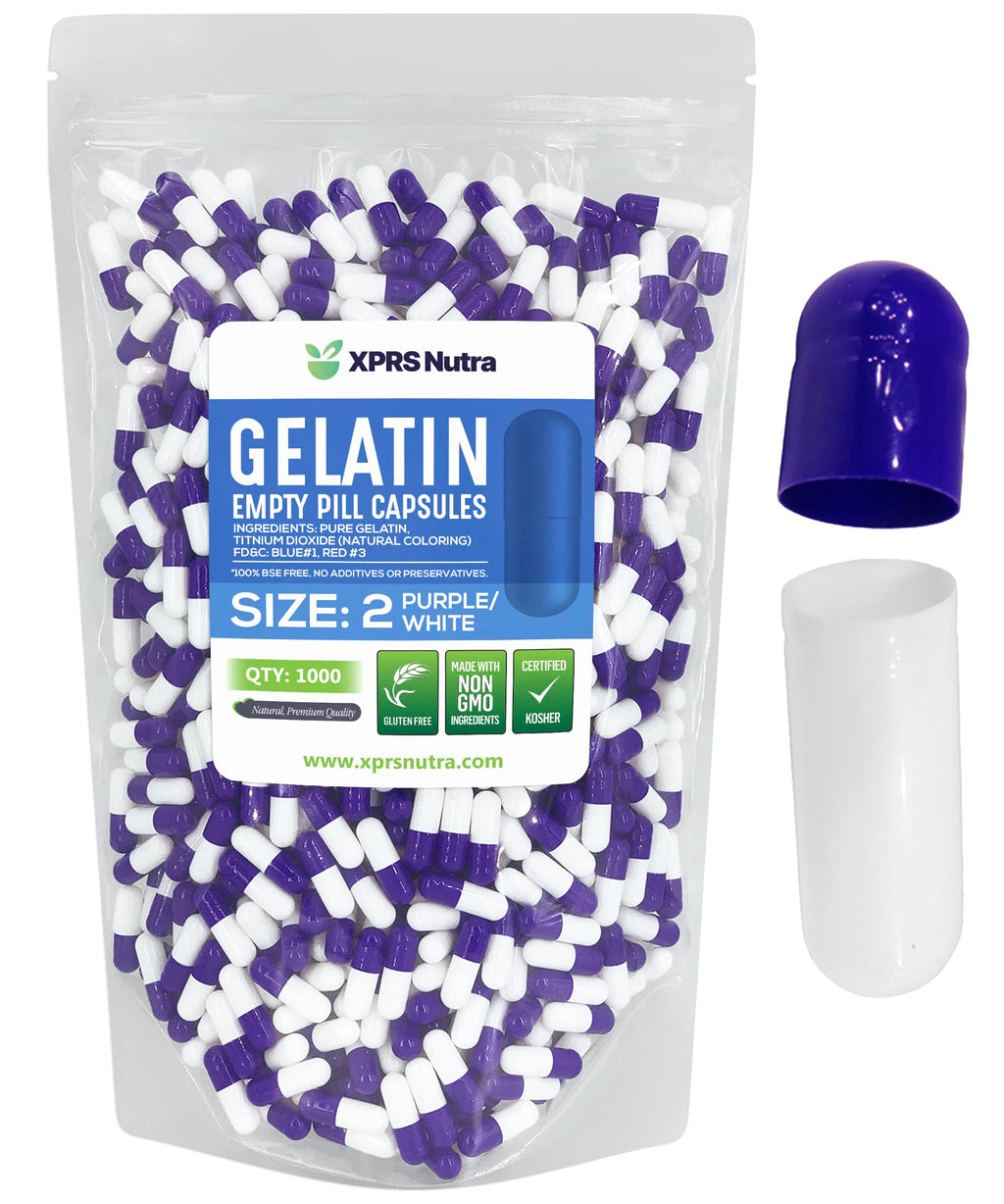 XPRS Nutra empty gelatin capsules