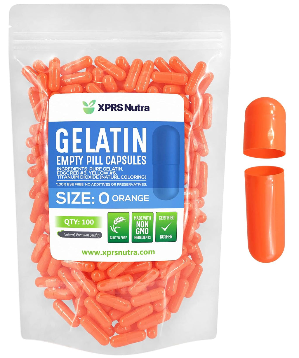 XPRS Nutra empty gelatin capsules