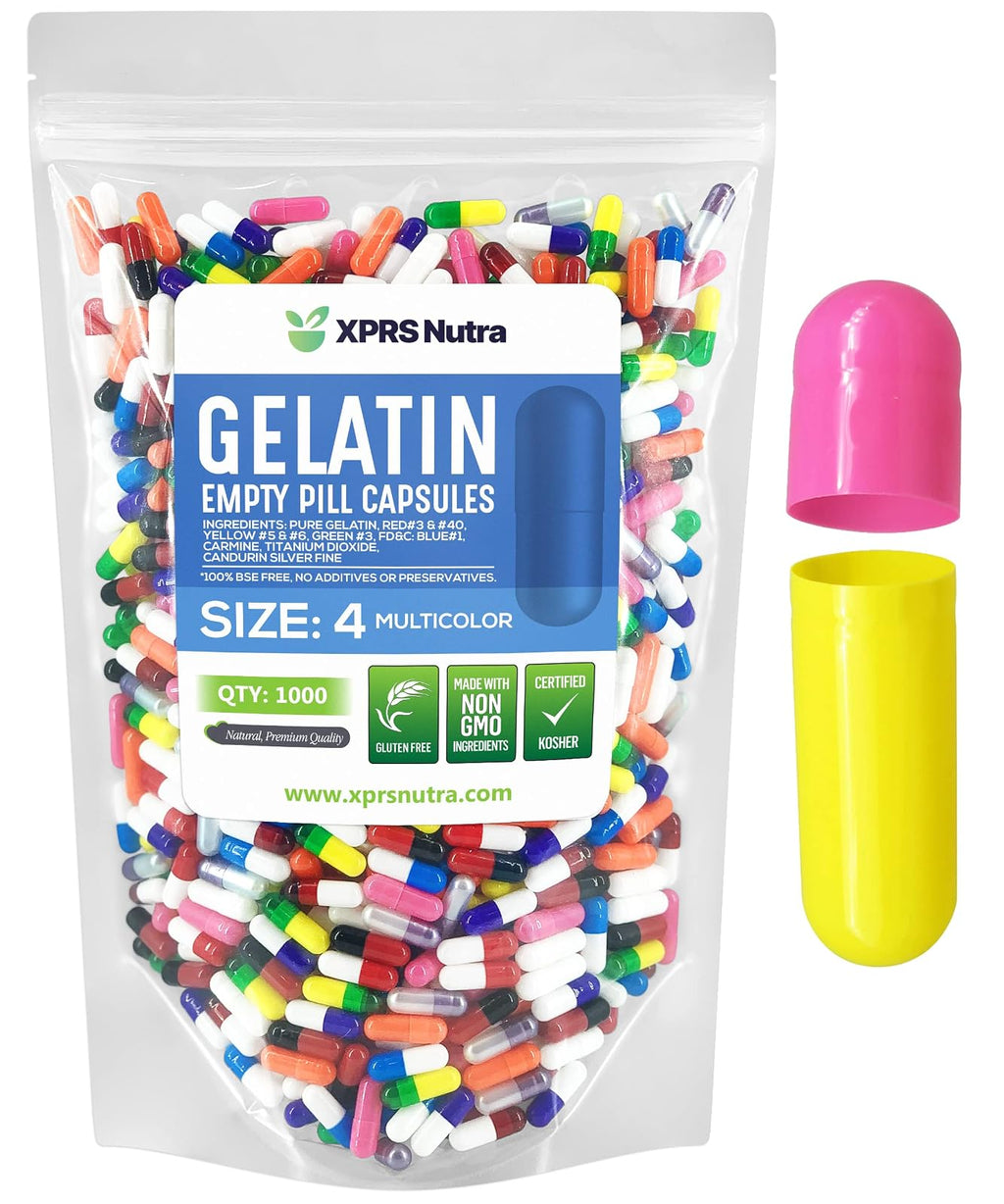 XPRS Nutra empty gelatin capsules