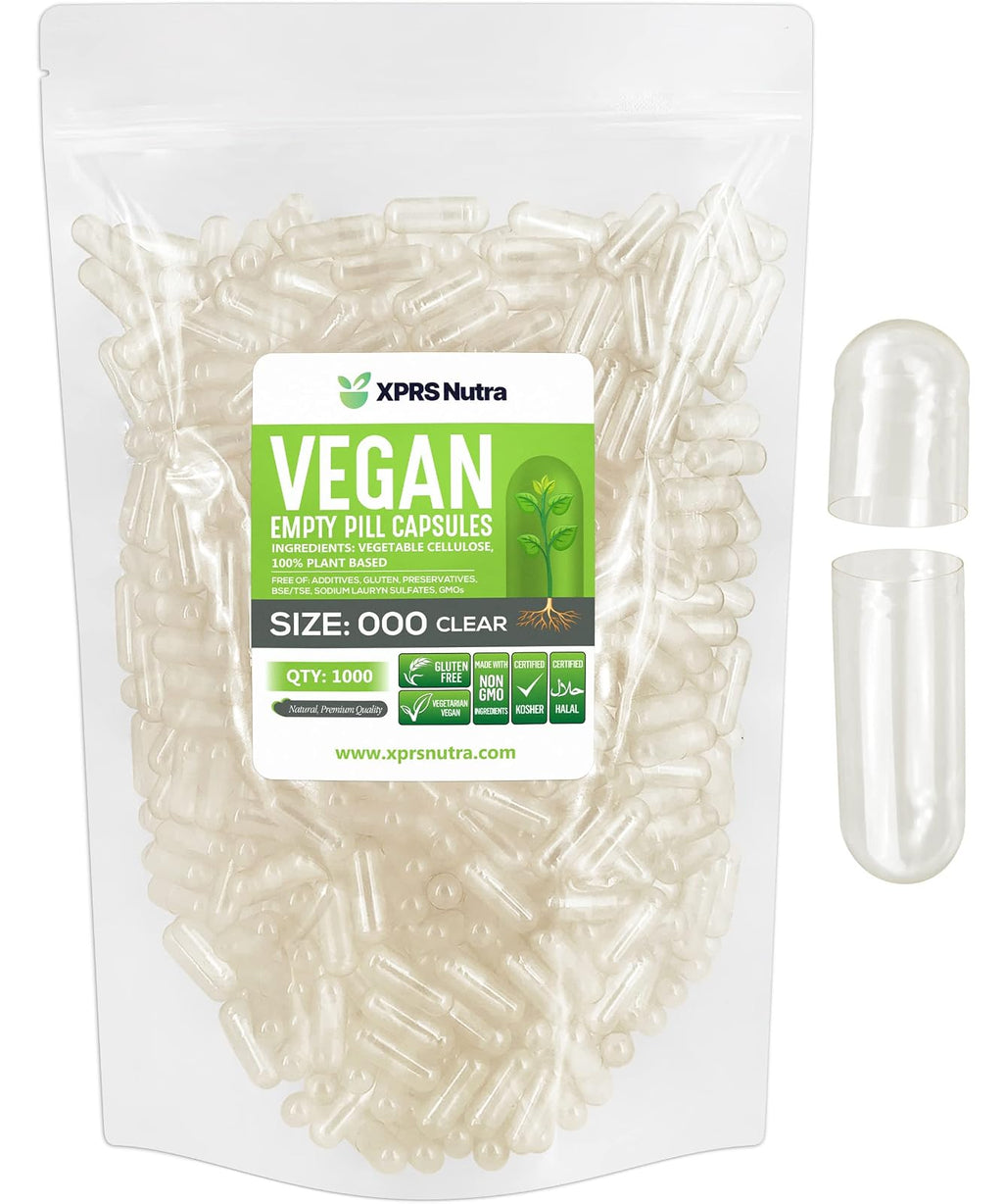XPRS Nutra empty vegan capsules for multivitamins