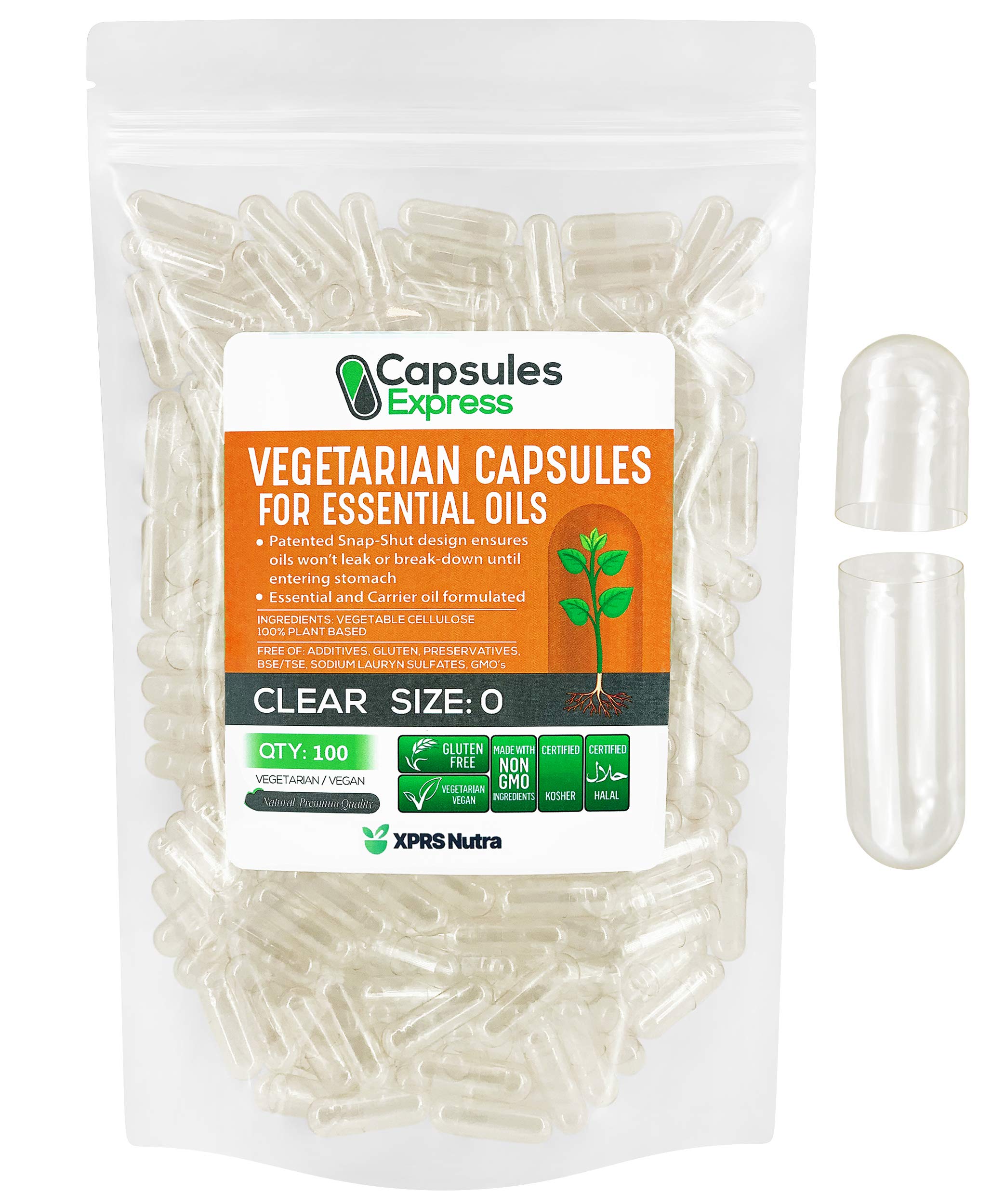 XPRS Nutra empty vegan capsules