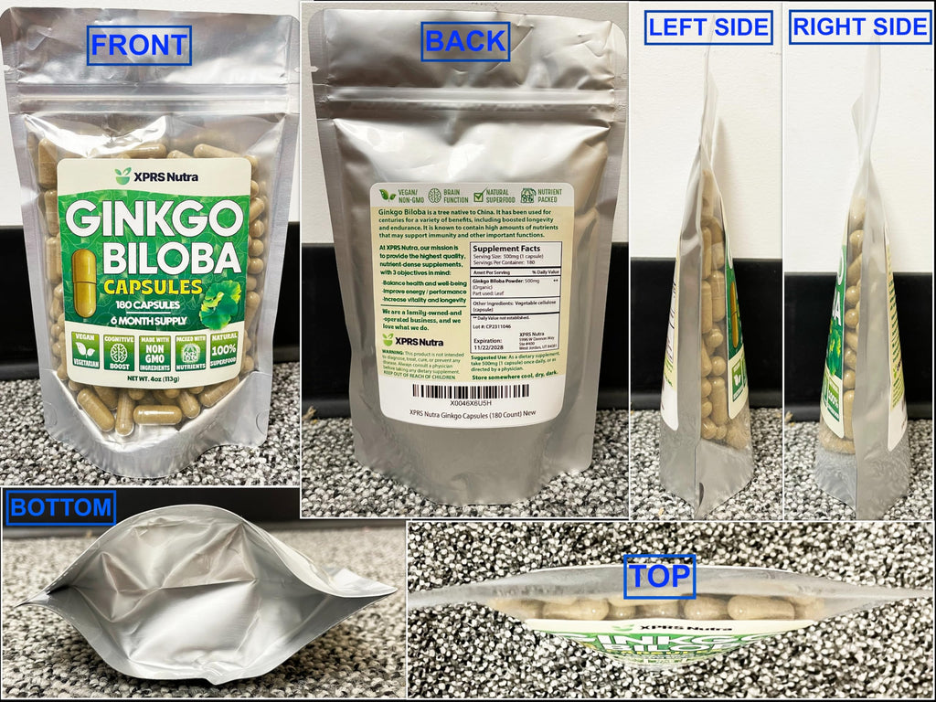 XPRS Nutra ginkgo biloba for overall health