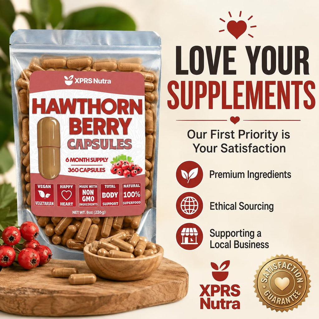 XPRS Nutra hawthorn berry benefits