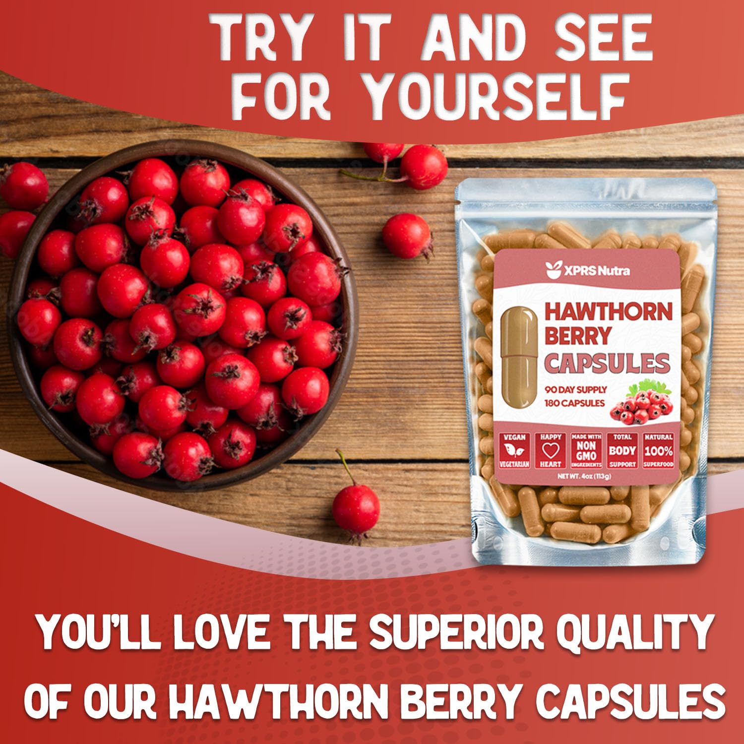 XPRS Nutra hawthorn for cardiovascular support