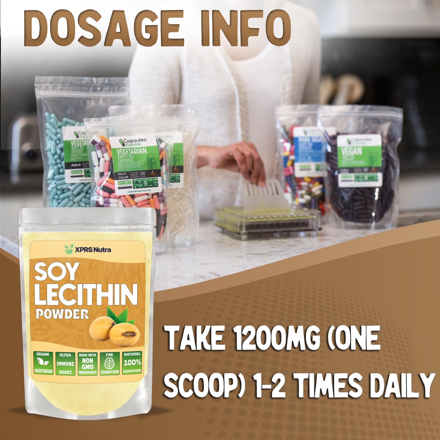XPRS Nutra lecithin for healthy recipes