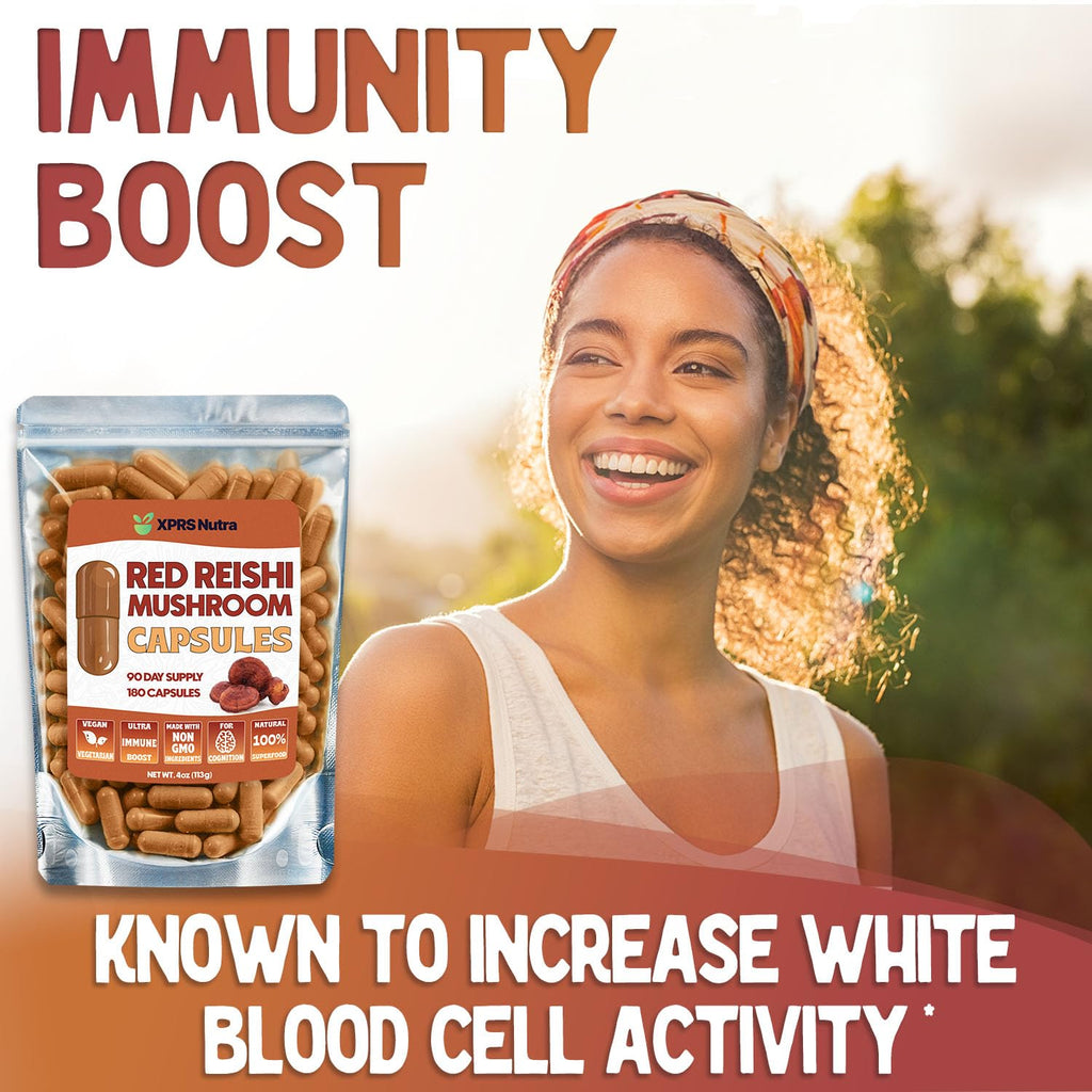 XPRS Nutra reishi capsules