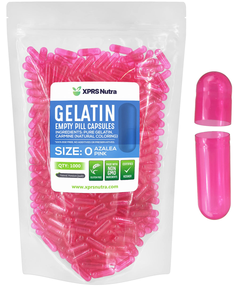 XPRS Nutra Size 0 gelatin capsules