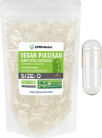 XPRS Nutra size 0 pullulan capsules