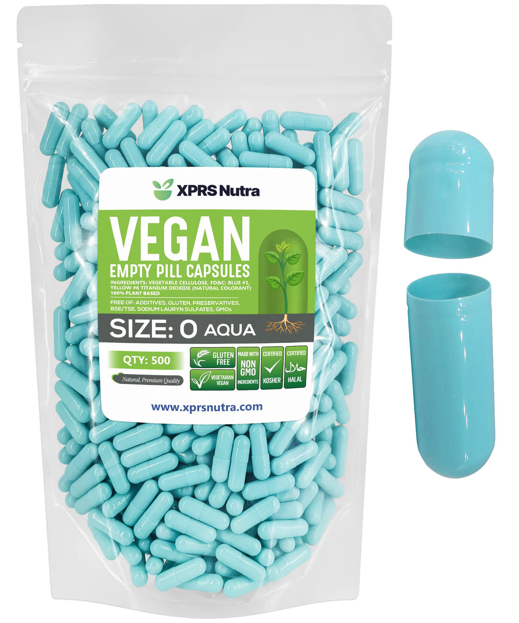 XPRS Nutra size 0 vegan capsules