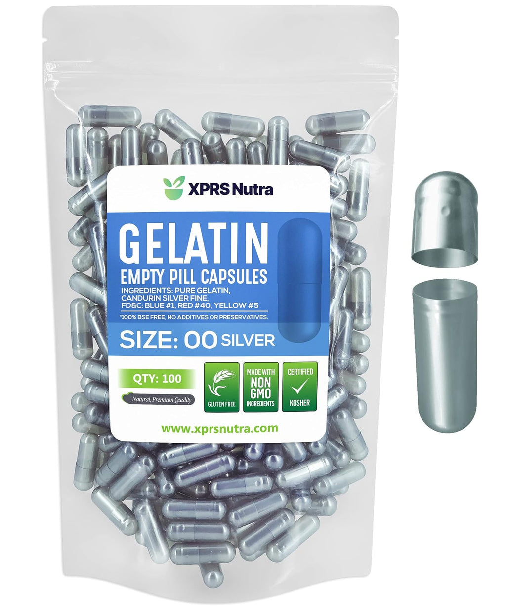 XPRS Nutra size 00 gelatin capsules