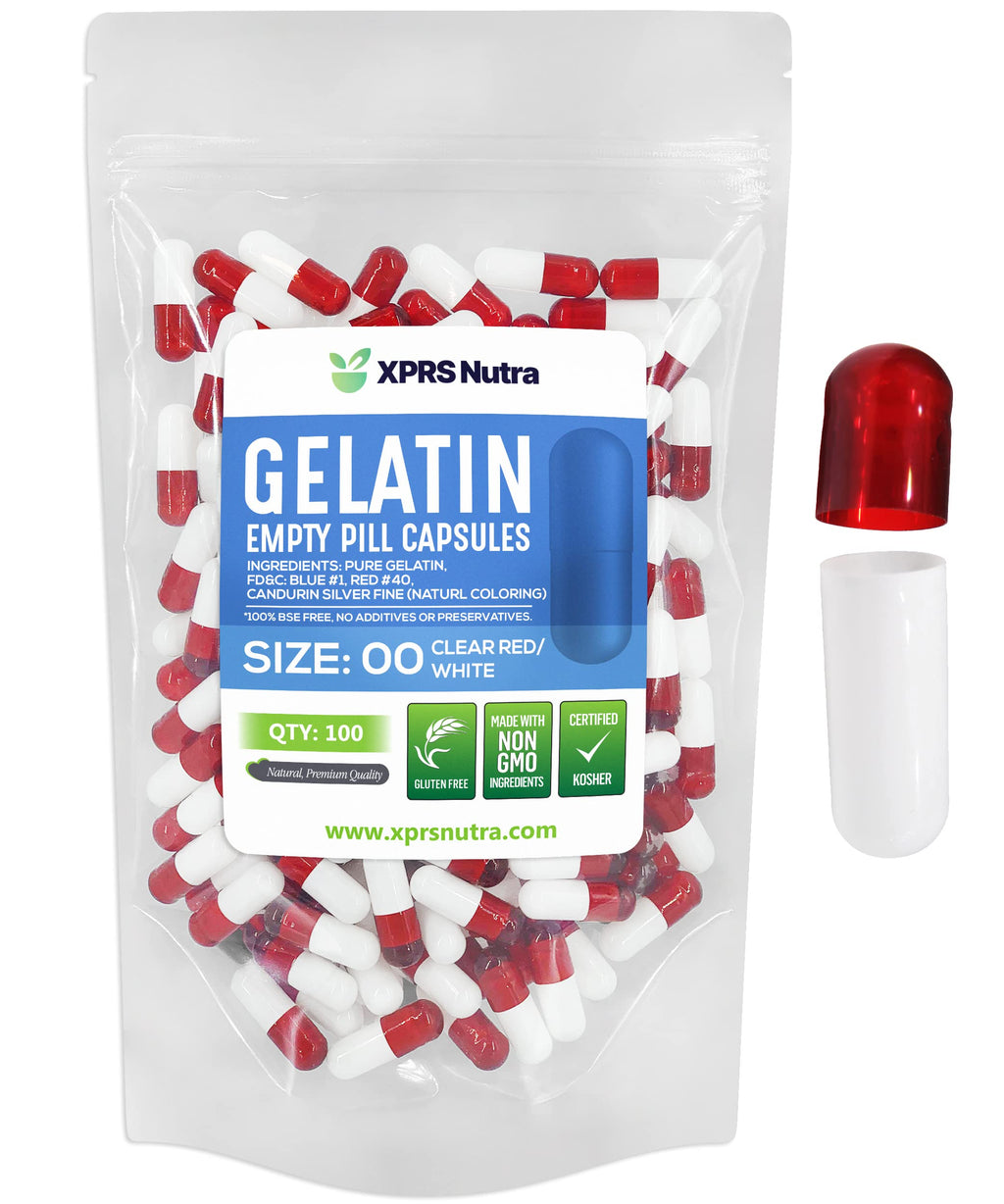 XPRS Nutra Size 00 gelatin capsules