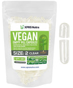 XPRS Nutra size 2 empty capsules