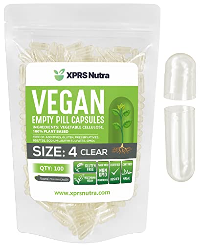 XPRS Nutra Size 4 vegan capsules