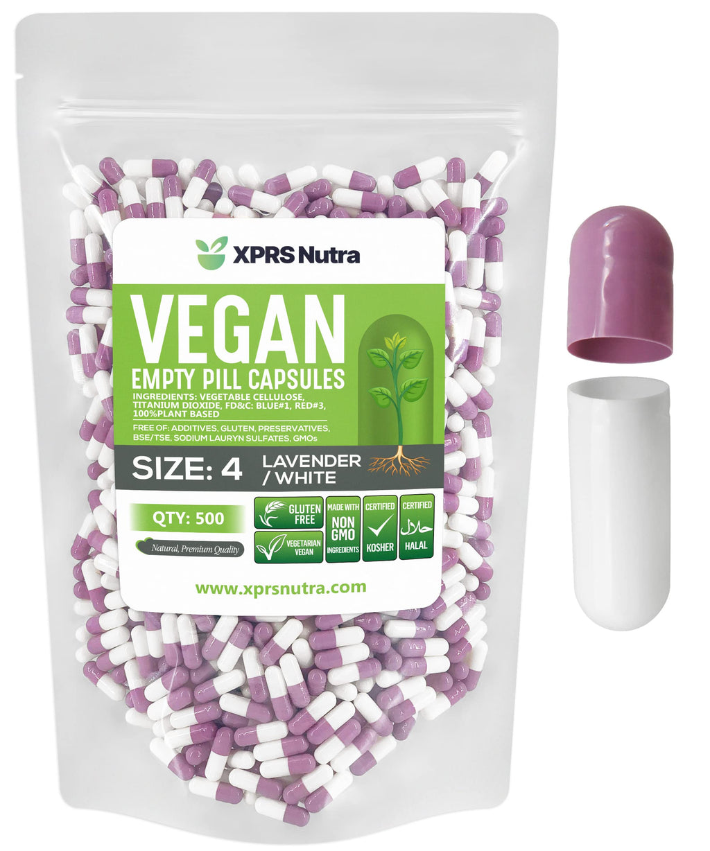 XPRS Nutra Size 4 vegan capsules