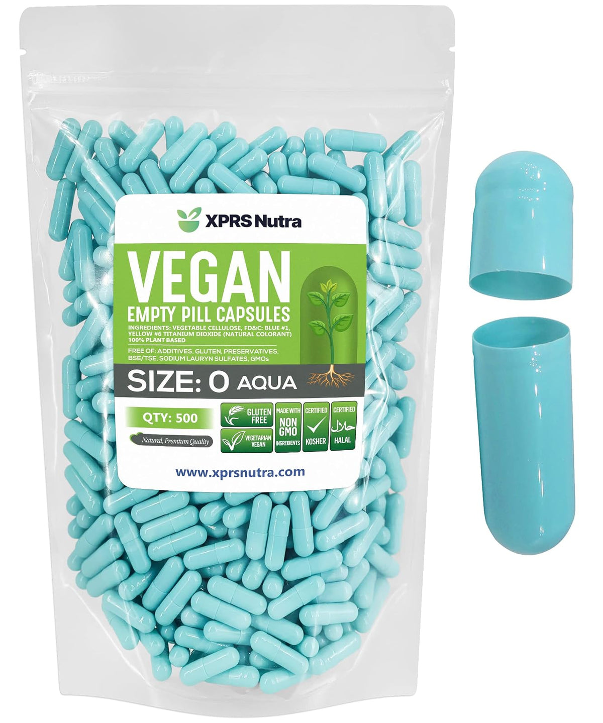 XPRS Nutra vegan capsules for multivitamins